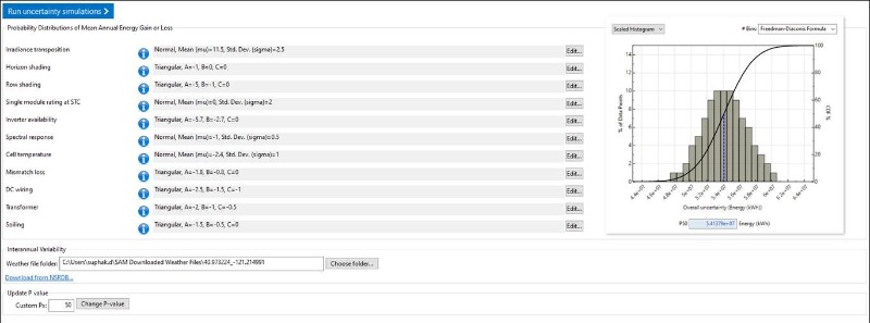 Uncertainty Analysis - SAM Forum - System Advisor Model - SAM Uncertainty Analysis - SAM Forum - System Advisor Model - SAM