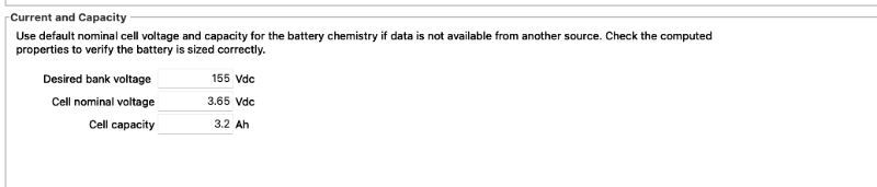 Battery Cell and System - SAM Forum - System Advisor Model - SAM