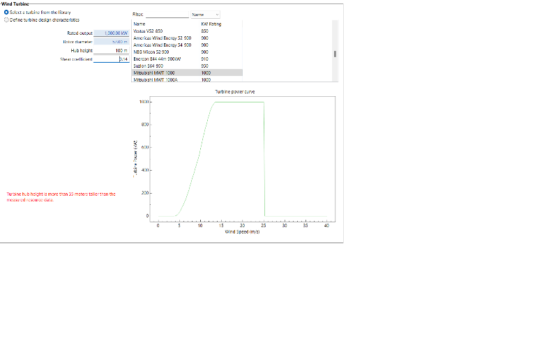HUB HEIGHT - SAM Forum - System Advisor Model - SAM