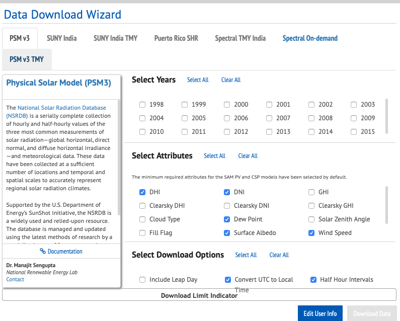 How download the weather data - SAM Forum - System Advisor Model - SAM