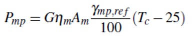 Question about equation of Simple Efficiency Module Model - SAM Forum ...